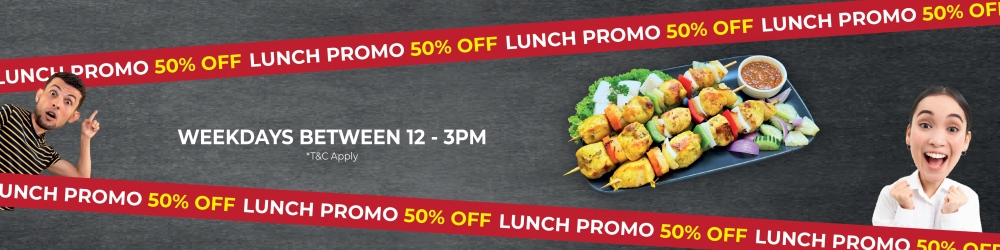 TWS · Lunch Promo 50% OFF